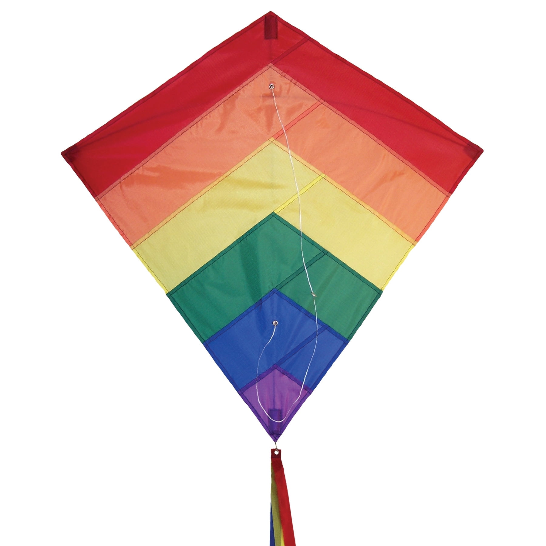 In the Breeze 2947 — Rainbow Overlay Diamond Kite, 30-Inch — Colorful ...