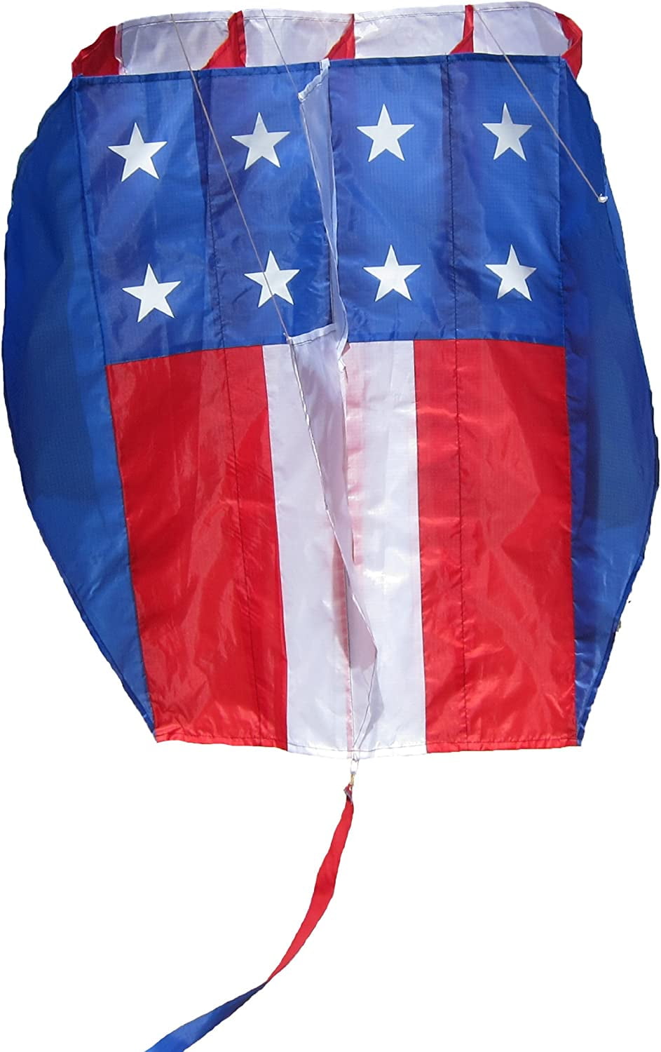 In the Breeze 2983 — Stars and Stripes 5.0 Parafoil Kite, Packable Easy ...