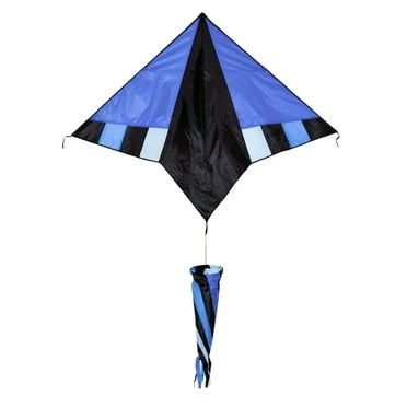 Fish Swim In Sky Delta Kite with Flying Line and Handle (Orange ...