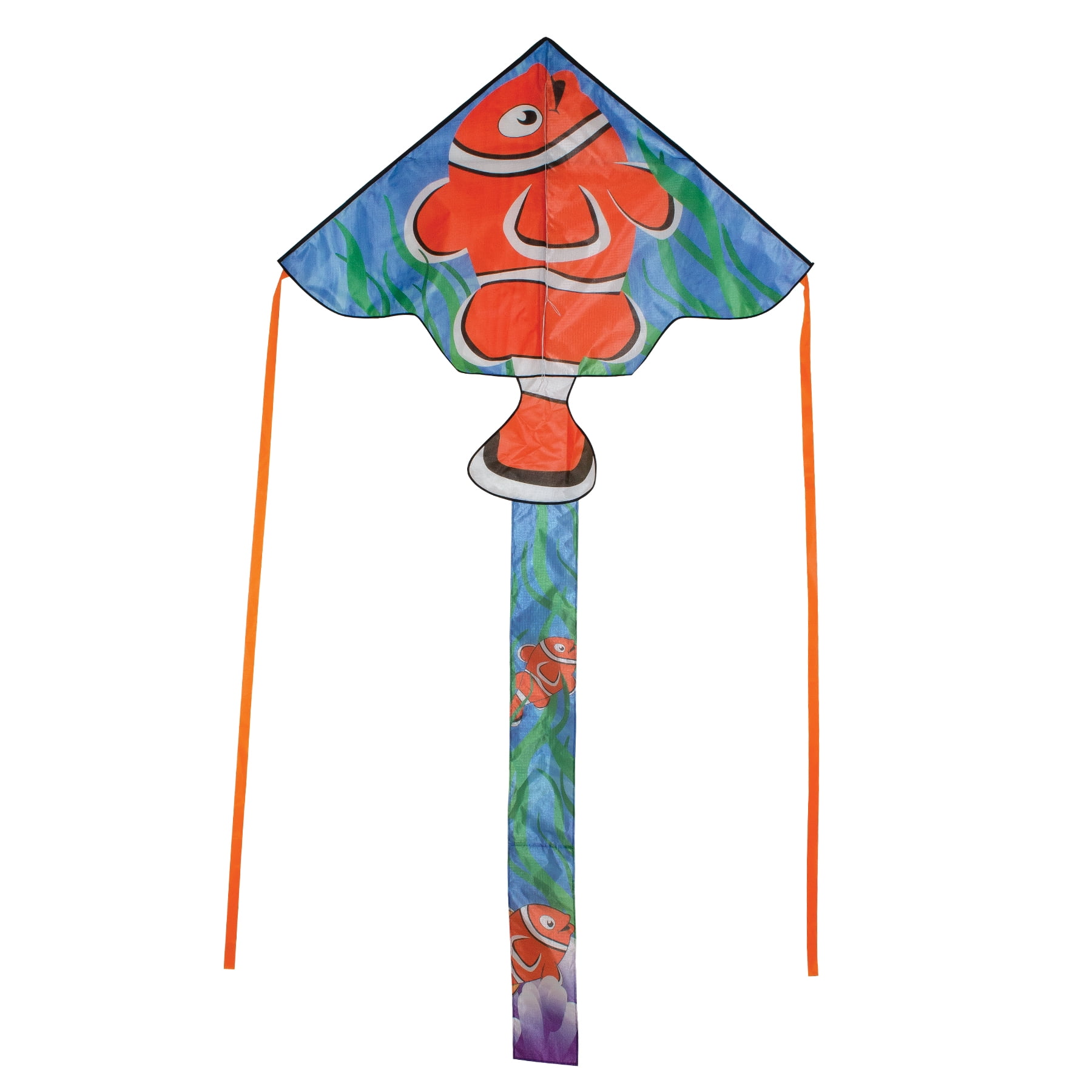 In the Breeze 3229 — Clownfish 45 Inch Fly-Hi Kite - Fish Theme Single ...
