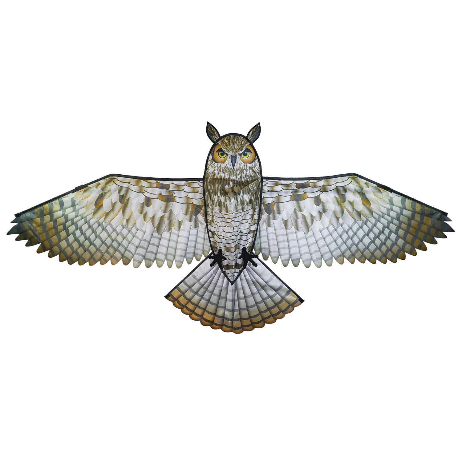 In the Breeze 3375 — 70-inch Great Horned Owl Kite — Realistic Printed ...
