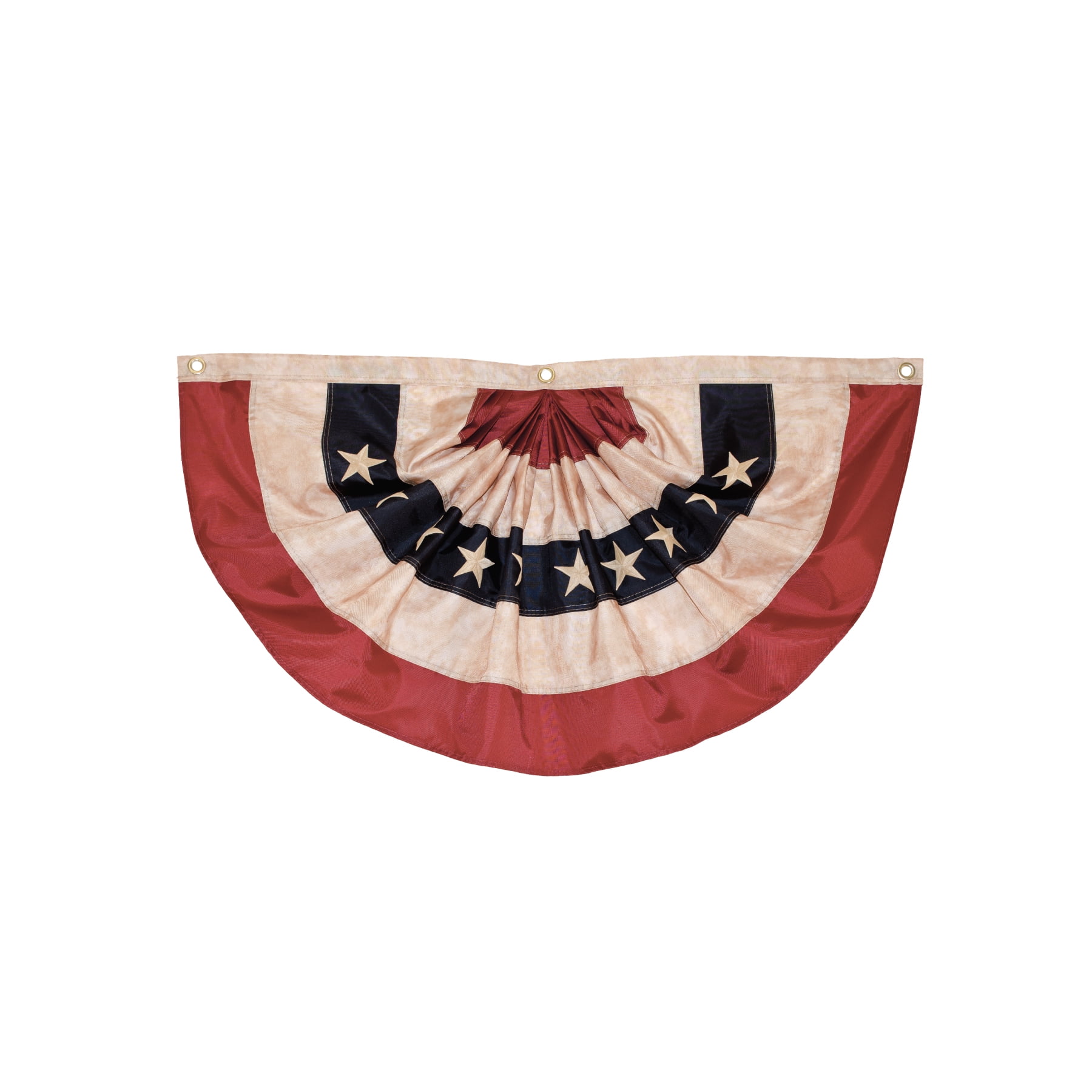 In the Breeze 3677 Patriotic Pleated Fan Bunting for Yard, Patio ...