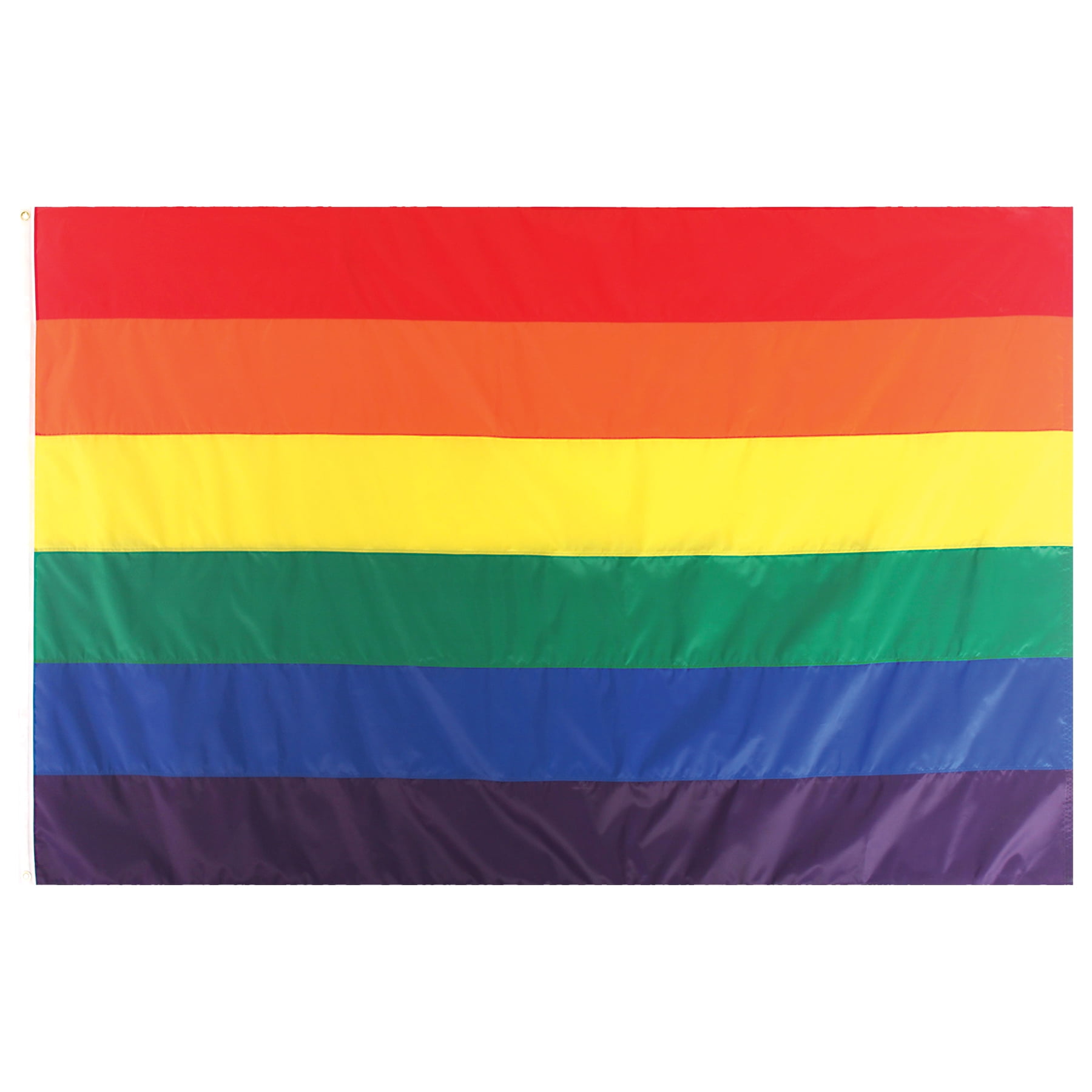 In the Breeze 3691 — 5 Foot by 8 Foot Rainbow Flag - Rainbow Grommet ...