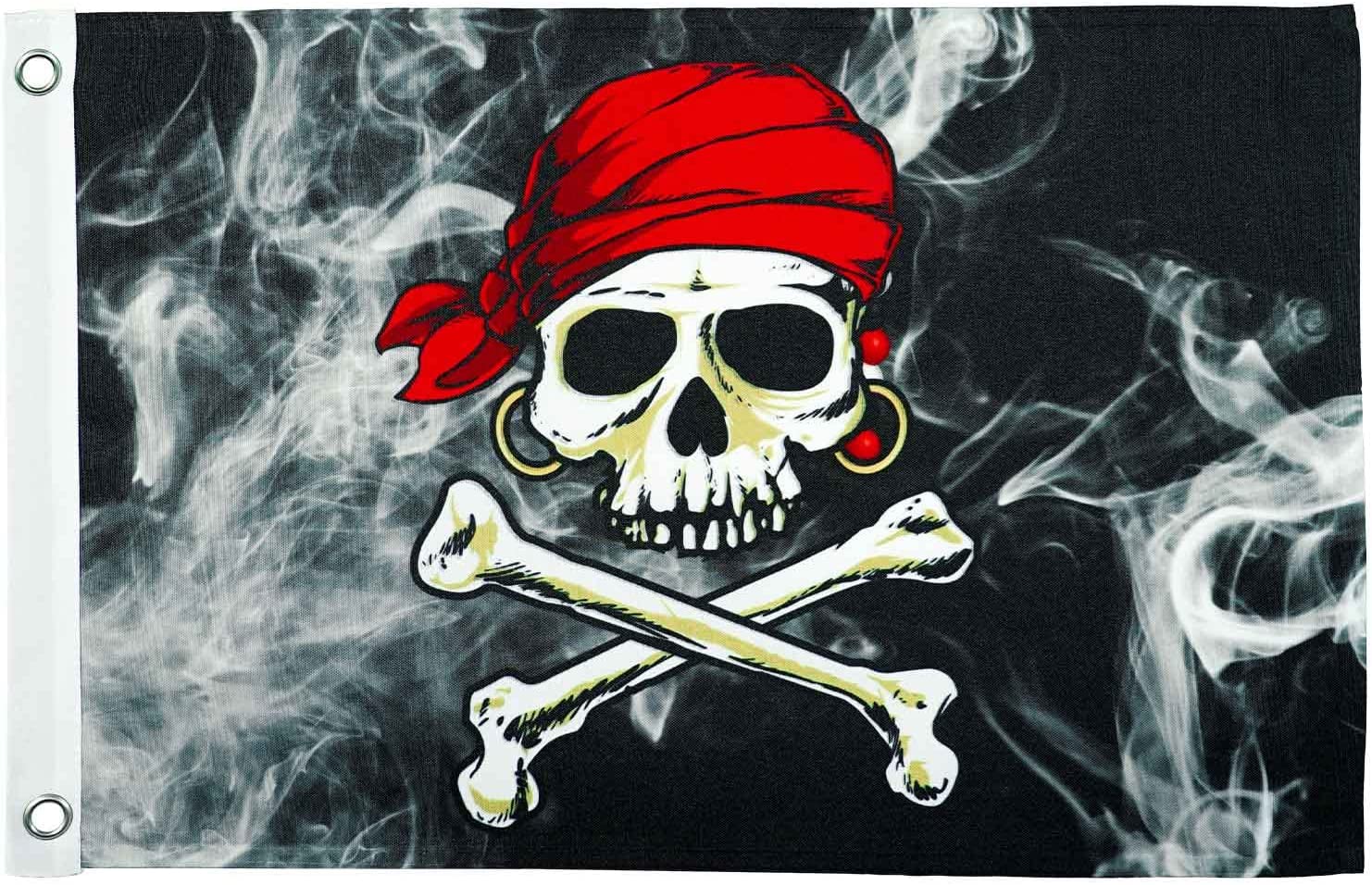 In the Breeze 3714 — Smokin' Pirate Printed 12"x18" Double Sided ...