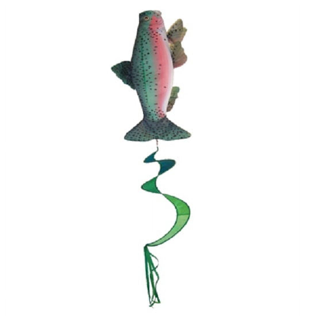In the Breeze Rainbow Trout Windsock with Spinning Plastic Tail for ...
