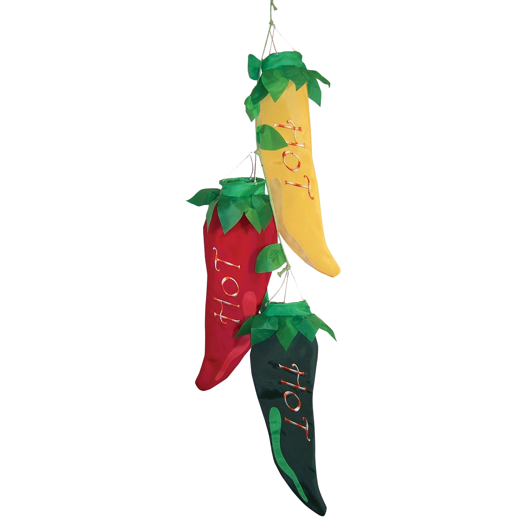 In the Breeze 4269 — String of Hot Chilies 3D Windsock — Fun, Colorful ...