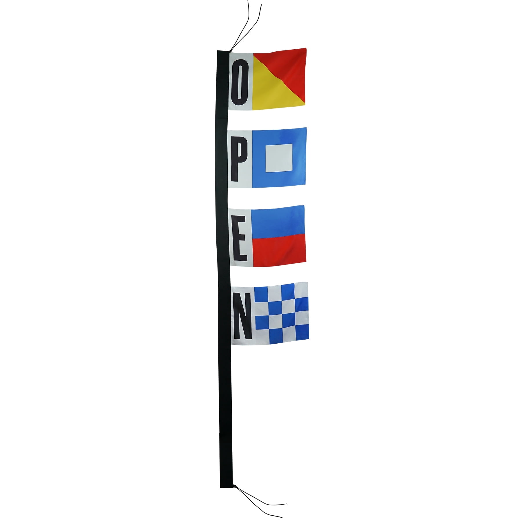 In the Breeze 4540 — Nautical Open Sign 4-Section Banner Flag ...