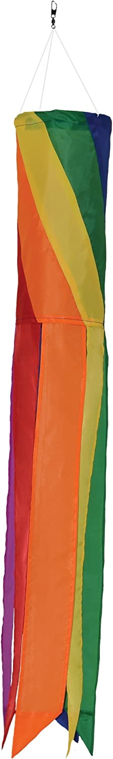 In the Breeze 4849 — Rainbow Diagonal Sections - 33 Inch Windsock ...