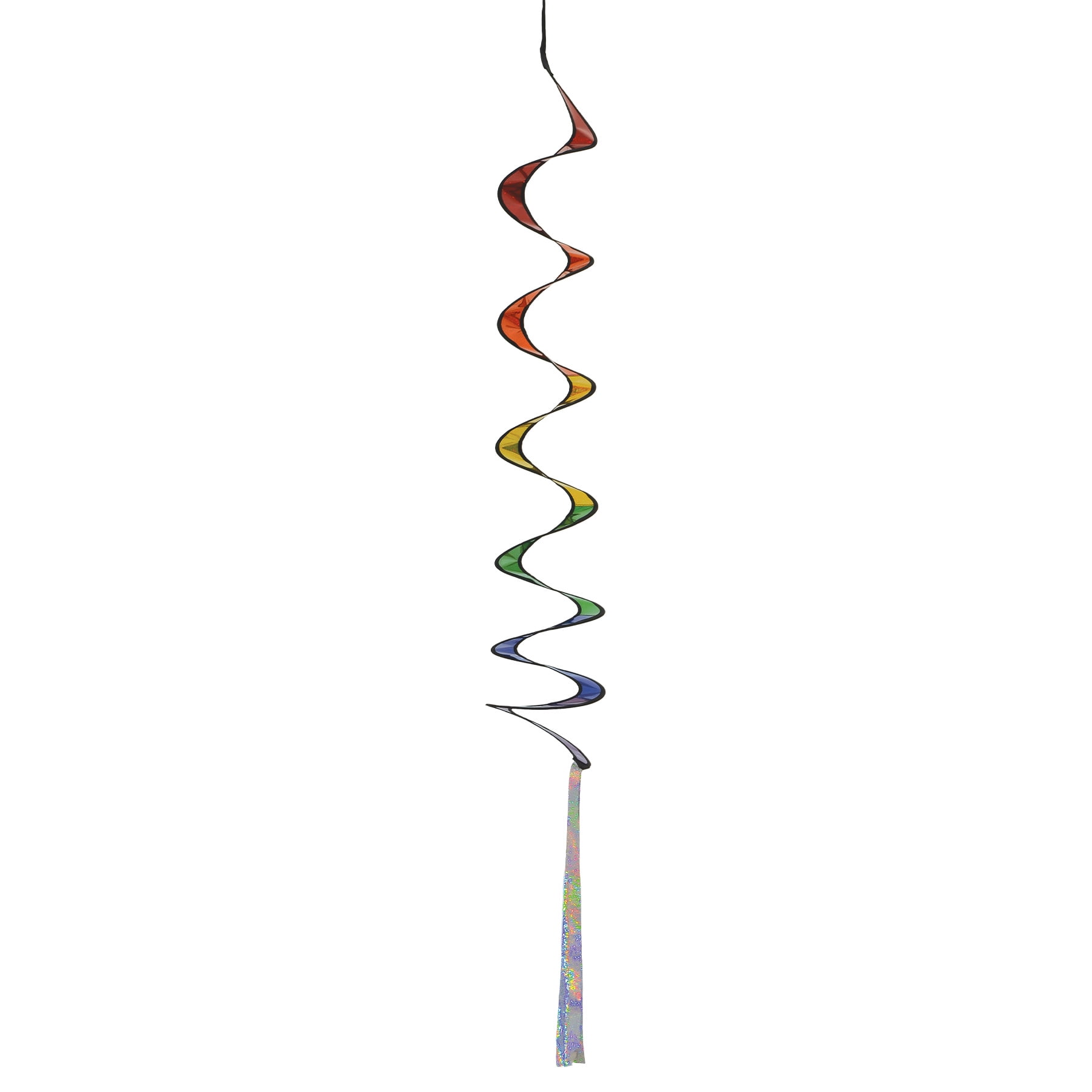 In the Breeze 4886 — Rainbow Sparkle Curly Wind Spinner — Colorful ...
