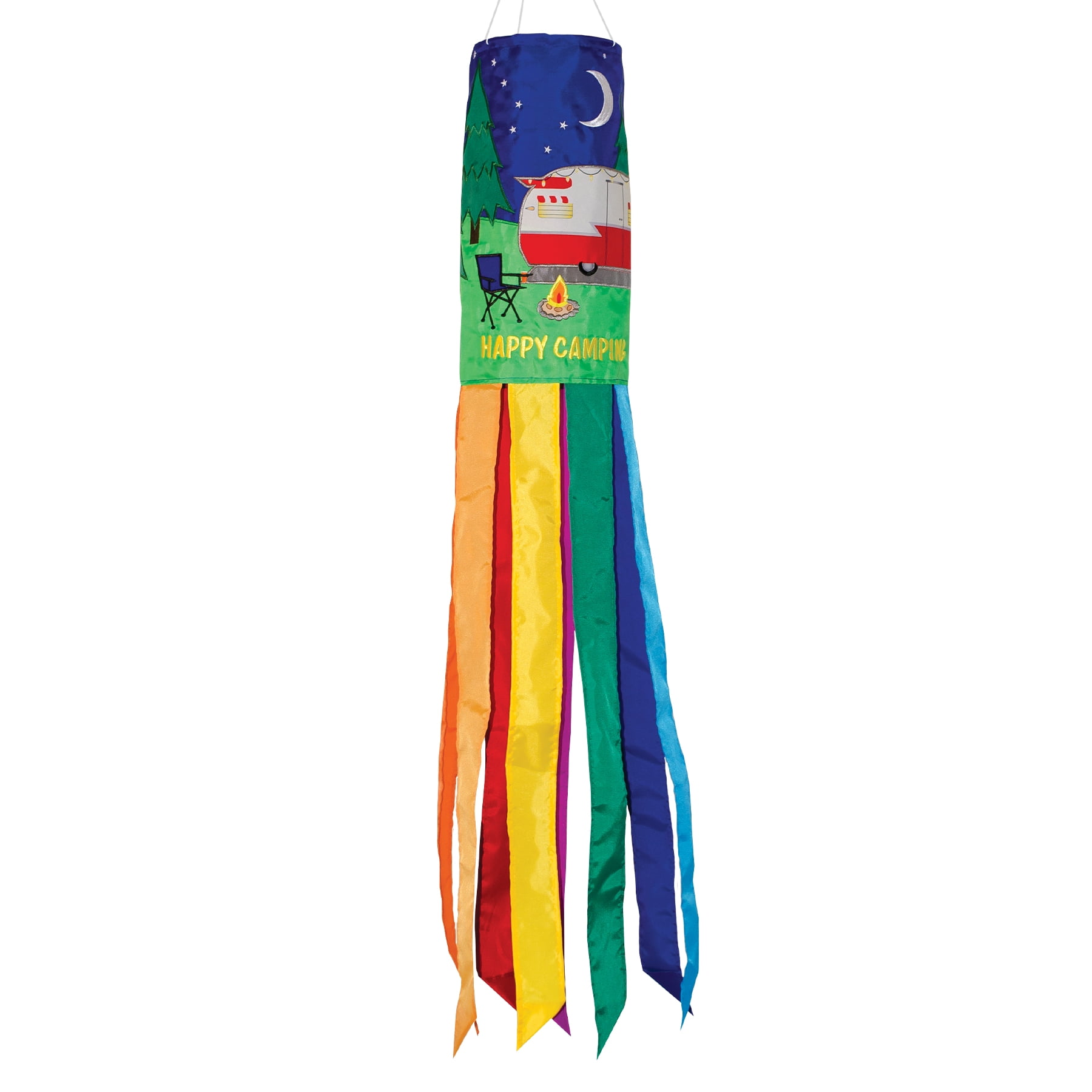 In the Breeze 5012 — Retro Trailer 40 inch Applique Windsock - Hanging ...