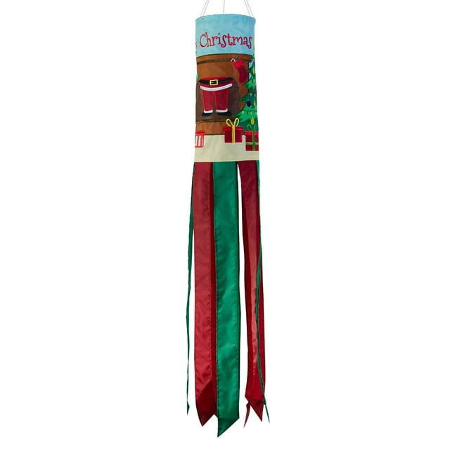 In the Breeze 5029 — Merry Christmas 40-Inch Windsock Hanging Santa ...