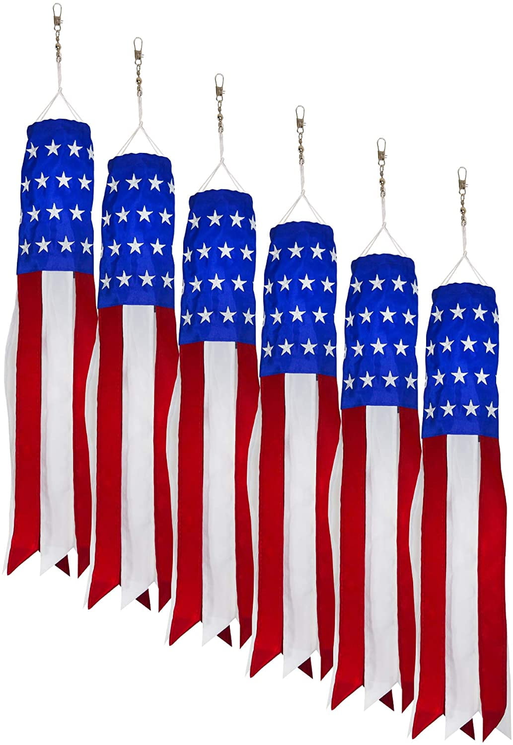 In the Breeze 5034-6 — 6-Pack Stripes 18 Inch Embroidered Stars ...