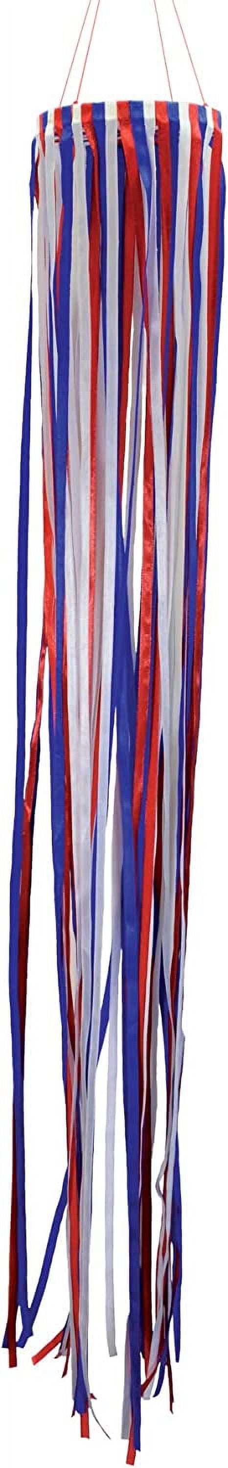In the Breeze 5189 — 39-Inch Red, White & Blue Ribbon Windsock ...