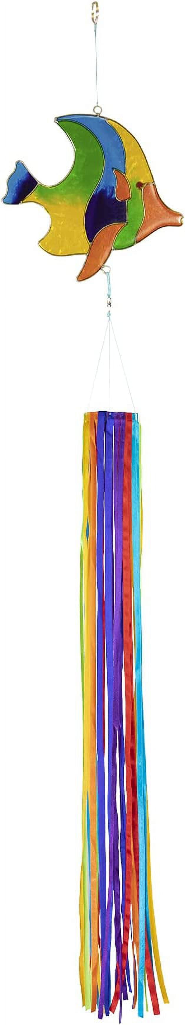 In the Breeze 5192 — Angel Fish & Ribbon Windsock, Hanging Suncatcher ...