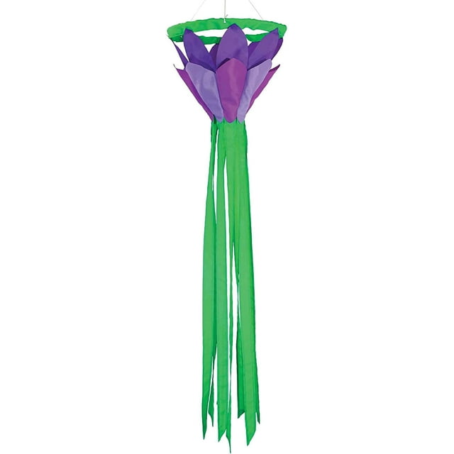 In the Breeze 5203 — Purple 38-inch Lotus Flower Windsock, Outdoor ...
