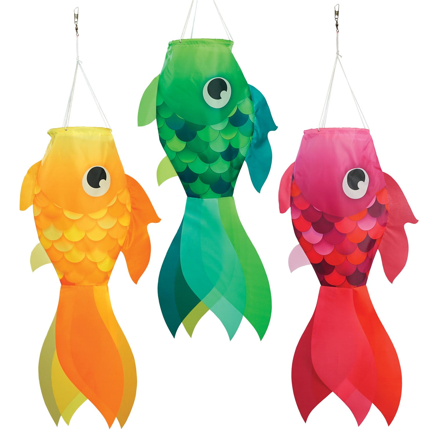 In the Breeze 5238 — 30-inch Damsel Fish Windsock 3-Pack — Multi Pack ...