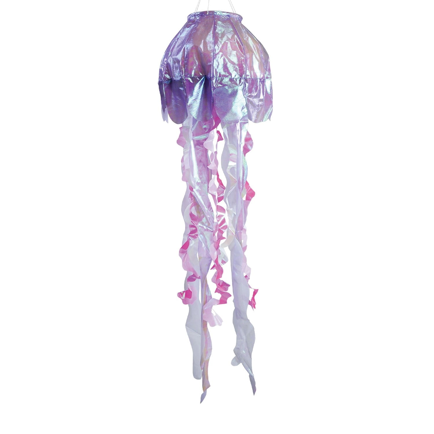 In the Breeze 5258 — 40-inch Purple Iridescent Jellyfish 3D Windsock ...