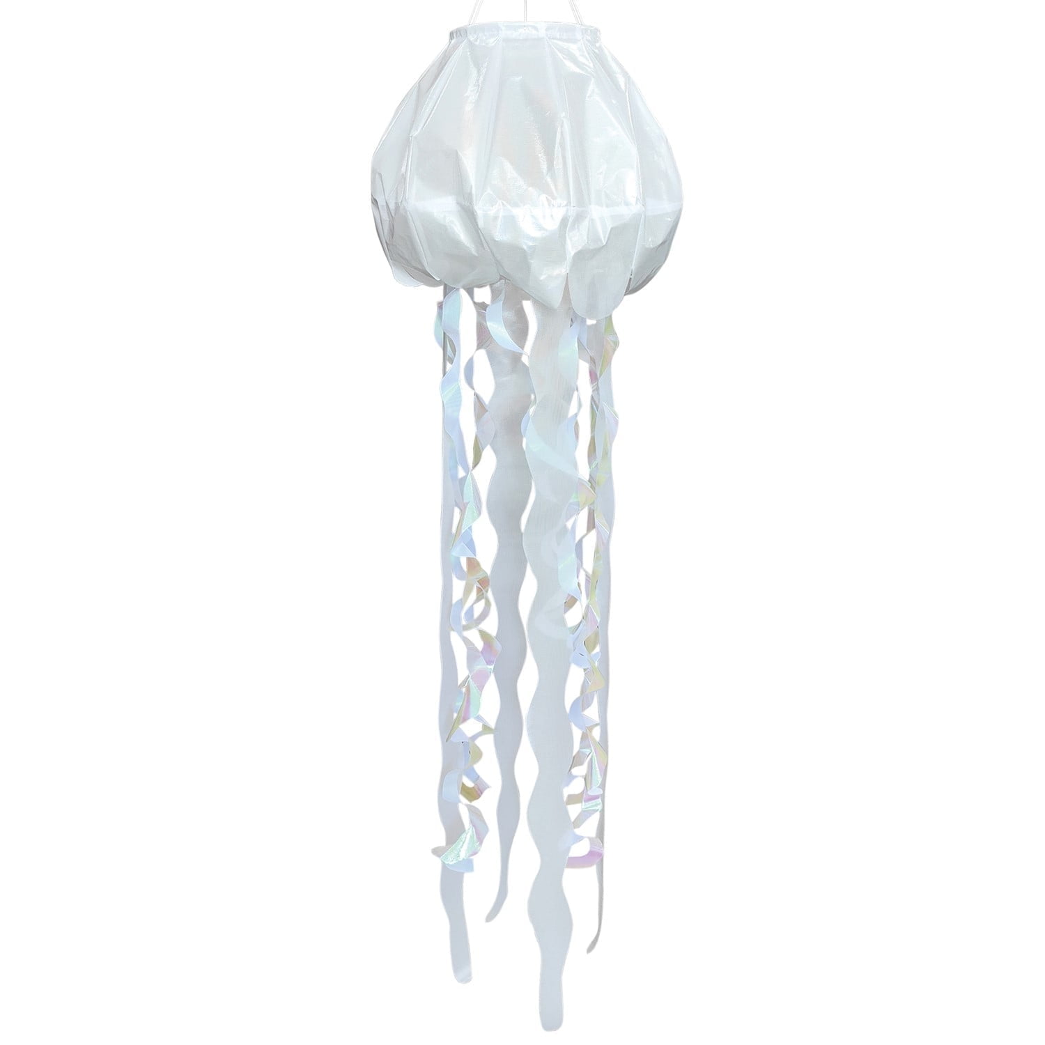 In the Breeze 5260 — 50-inch White Iridescent Jellyfish 3D Windsock ...