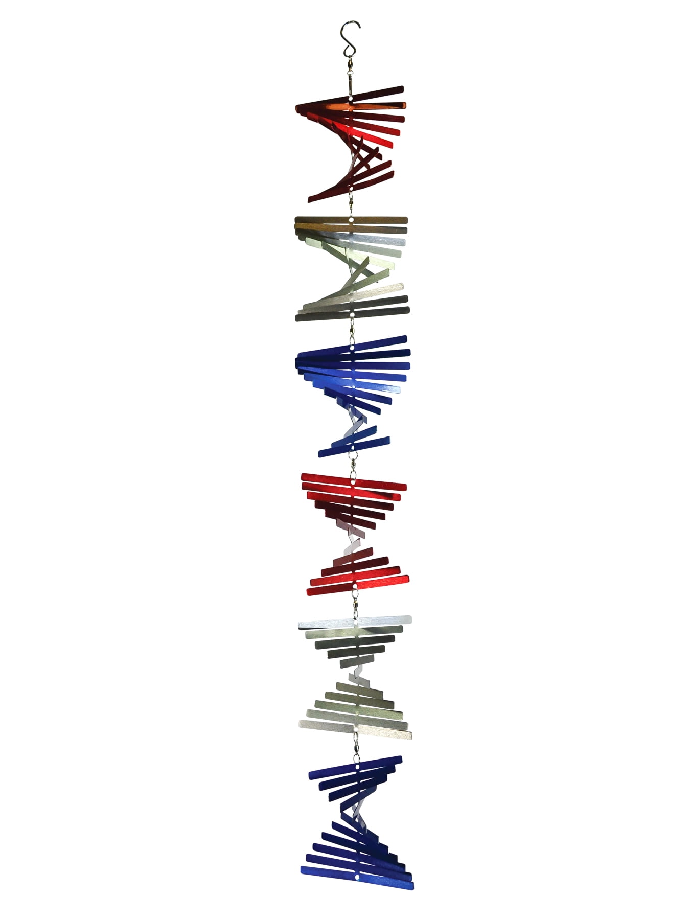 In the Breeze 7055 - Patriot Stacked Shimmer Helix Spinner with Hang-It ...
