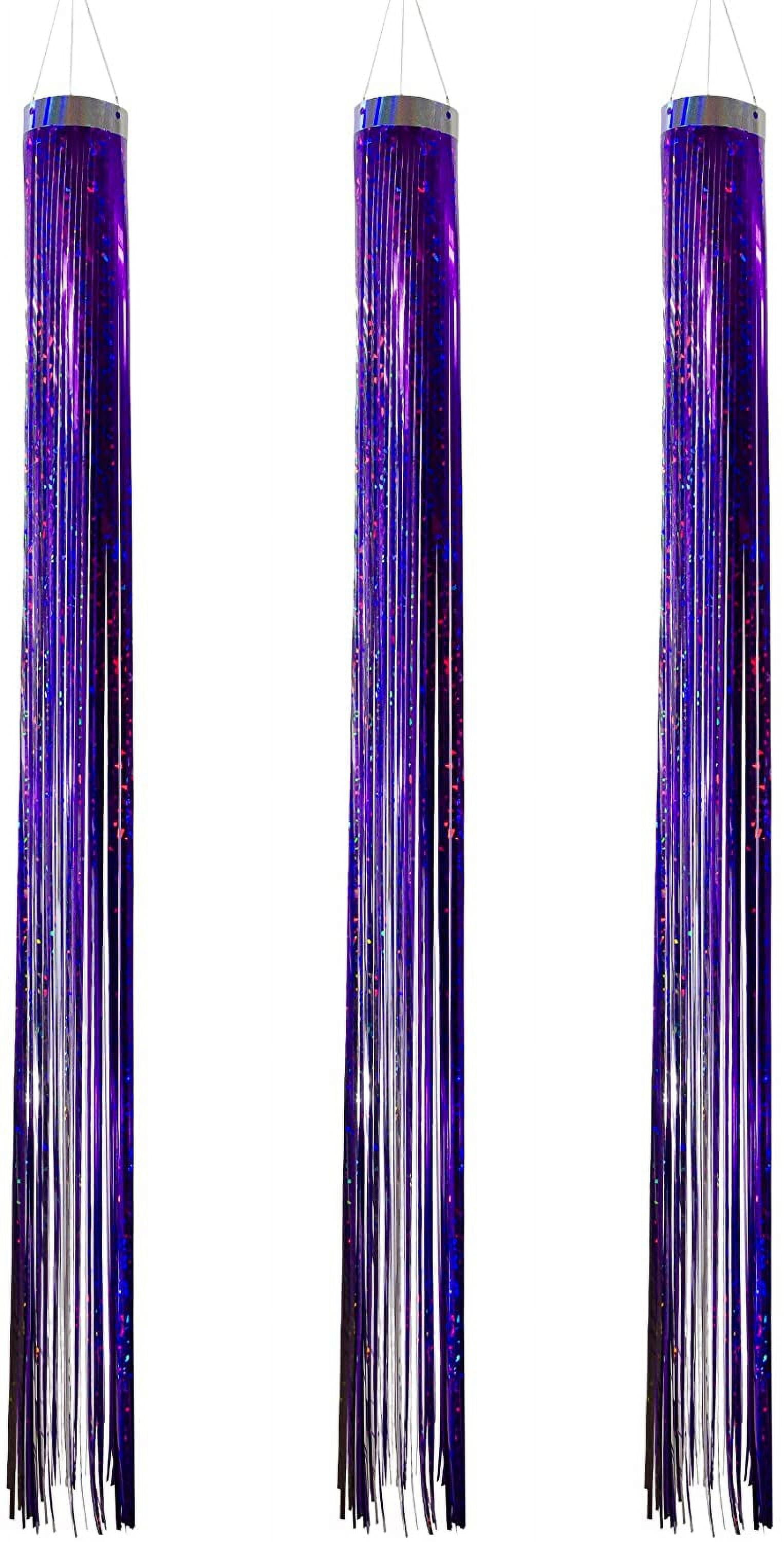 In the Breeze 9506 - Laser Mylar Windsock, Purple/Silver (3-Pack ...