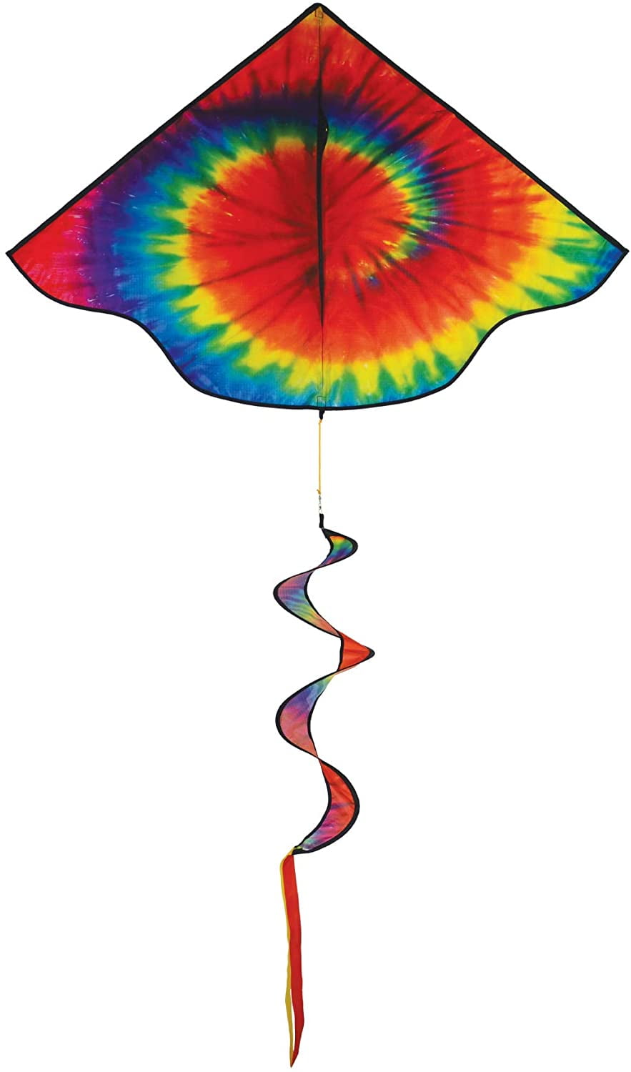 In the Breeze Kites 3326 - Tie Dye Delta Kite with Spinning Tail - Fun ...
