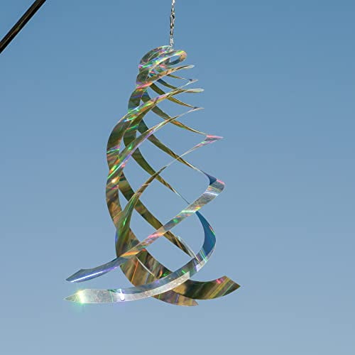 In the Breeze Mylar Spinner Crystal Spinner Silver Sheen — 18" Long ...