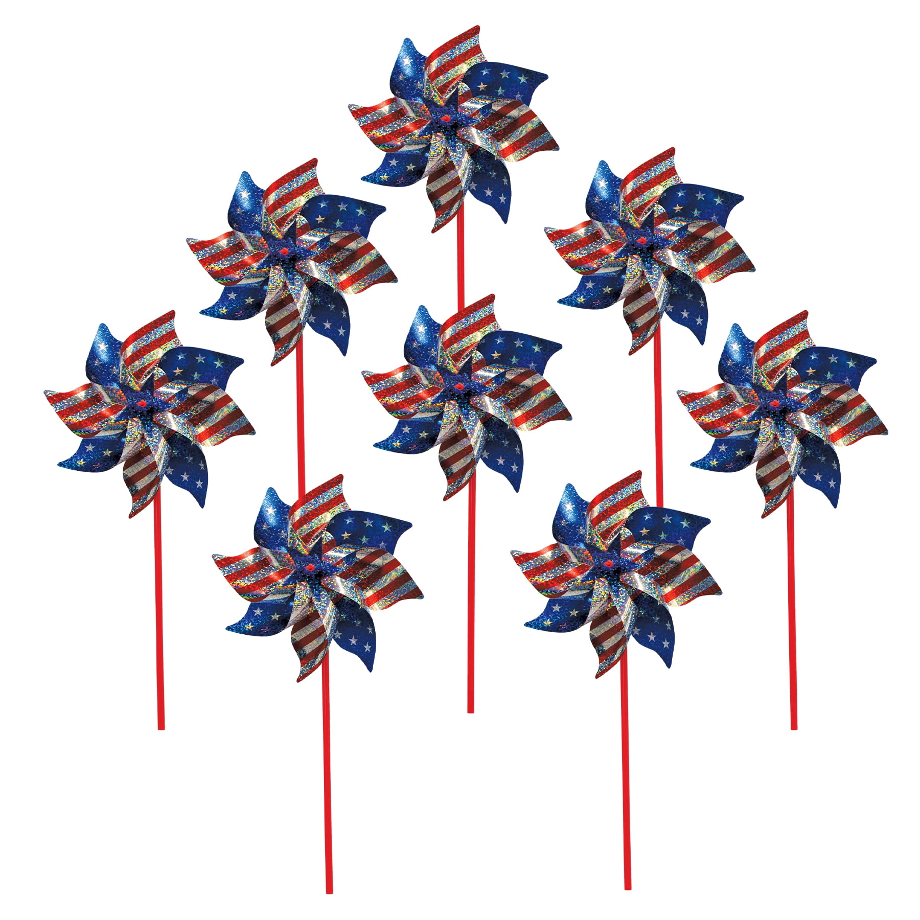 In the Breeze 2749 — Stars & Stripes Pinwheels (Pack of 8) - Walmart.com