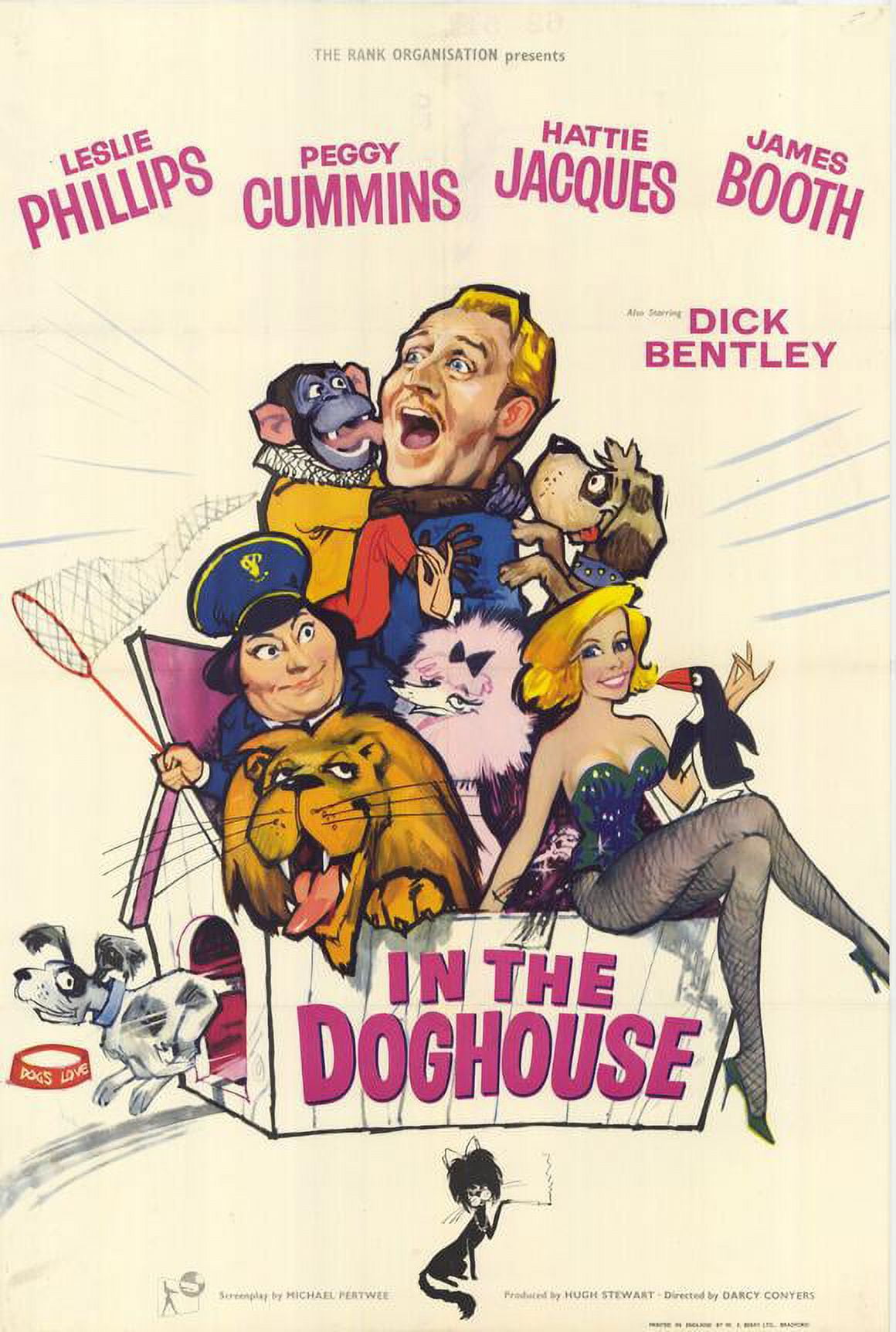 In the Doghouse - movie POSTER (Style A) (27" x 40") (1962) - Walmart.com