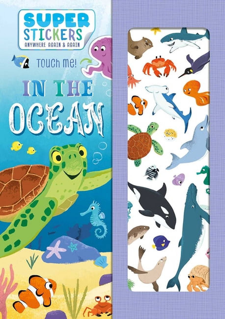In the Ocean: Reusable Sticker & Activity Book, (Hardcover) - Walmart.com
