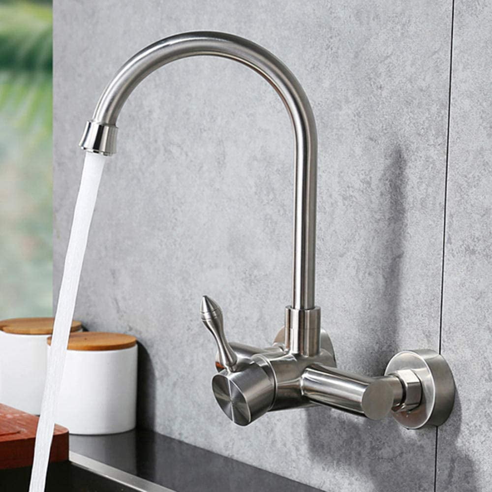 In-wall kitchen faucet, 304 stainless steel, kitchen sink sinks laundry ...