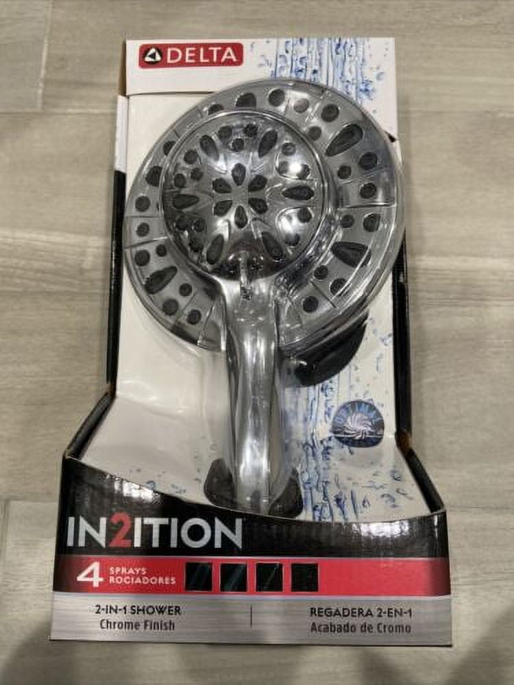 In2ition 4 Setting 2-in-1 Handheld & Showerhead - Chrome - Walmart.com