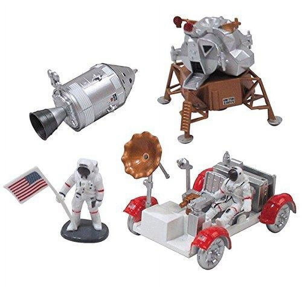 InAir E-Z Build Model Kit - Apollo Lunar Module with Lunar Rover Lunar Rover w/ Lander - Walmart.com