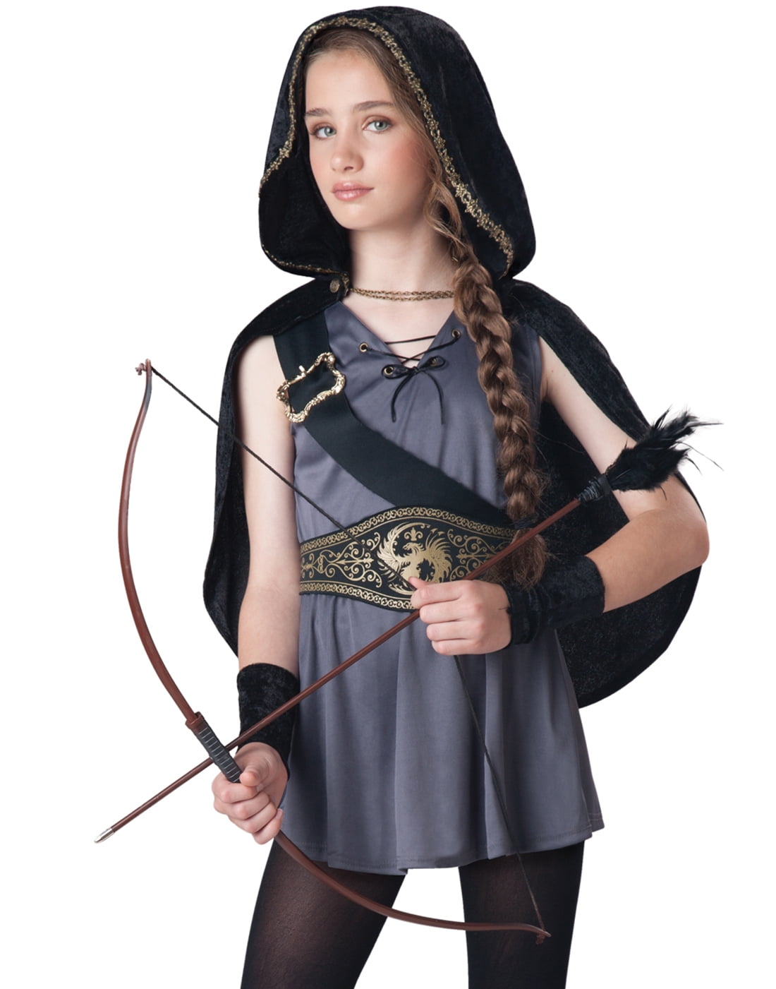 InCharacter Costumes Hooded Huntress Halloween Fantasy Costume Female ...