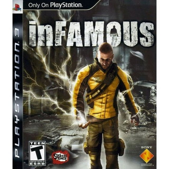 Sony inFamous Game for PlayStation 3, Superhero Action, Urban ...