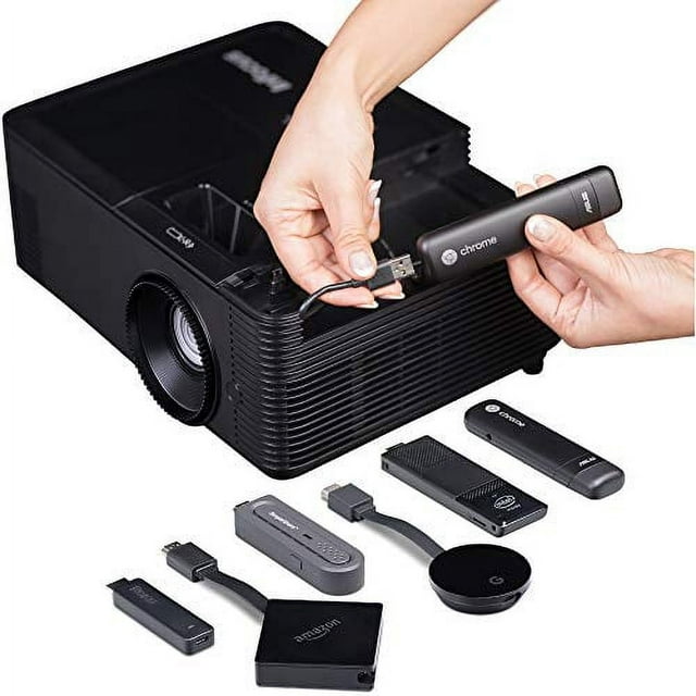 InFocus IN138HD DLP 1080p 4000 Lumens, 3X HDMI, VGA, 3D and Wi-Fi Ready ...