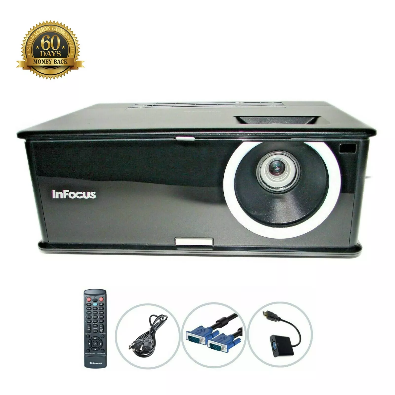 Pre-Owned InFocus IN2116 DLP Projector 3000 Lumens HD 1080i HDMI ...
