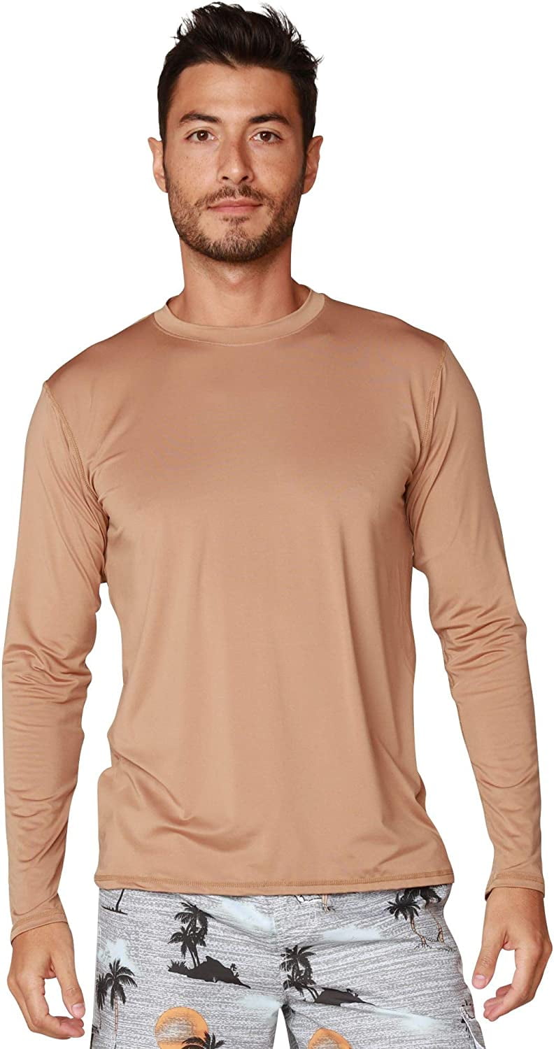 INGEAR Mens Long Sleeve Sun Shirt UV Sun Protection Quick Dry Outdoor Shirt for Fishing Running ...