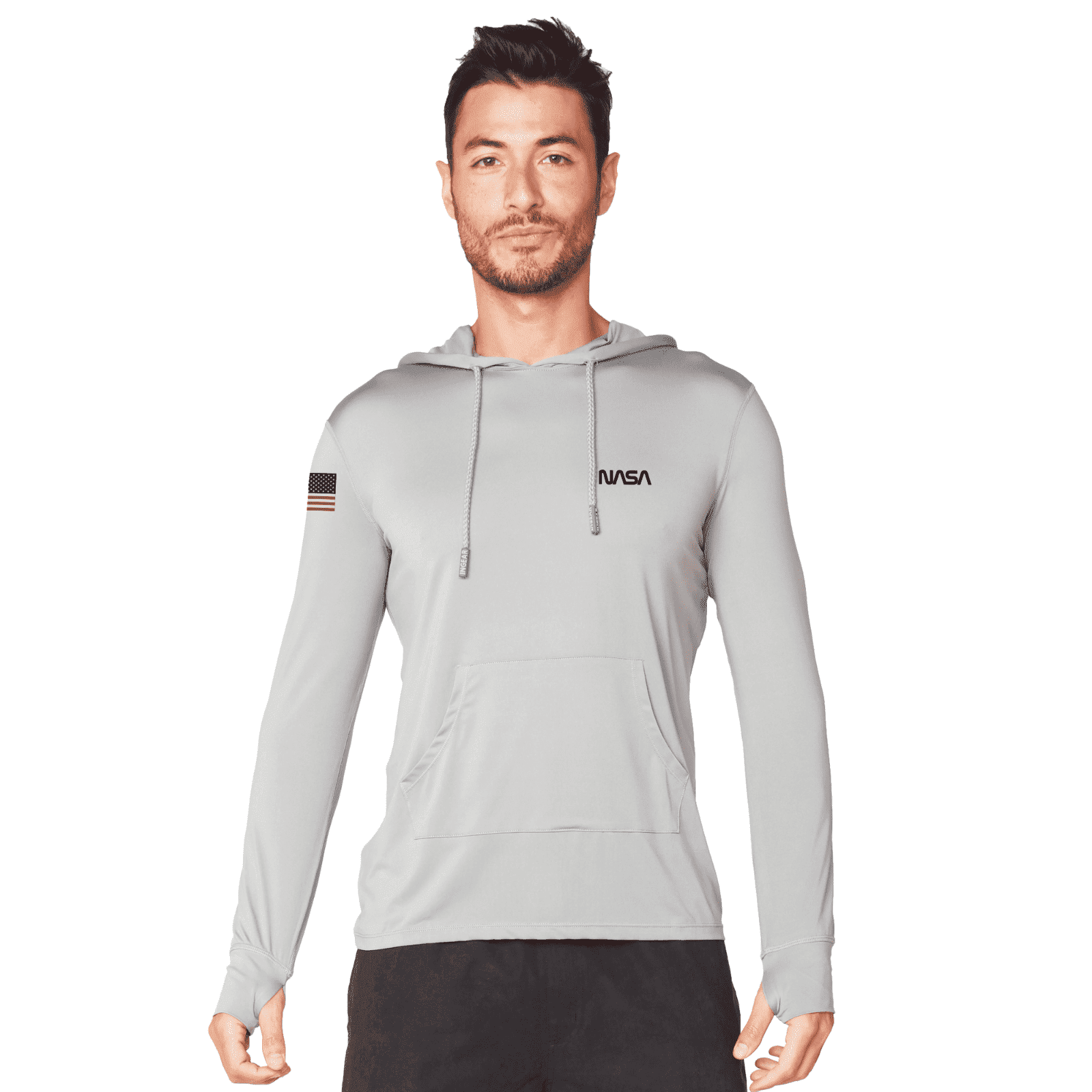 InGear NASA Logo UV Protection Clothing For Men Hoodies Lightweight ...
