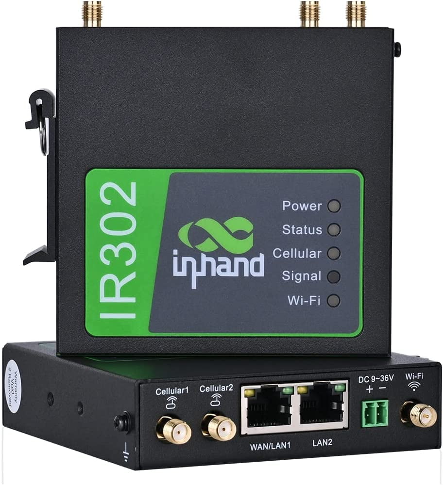 InHand Networks IR302 Industrial IoT 4G LTE VPN Cellular Router, LTE ...