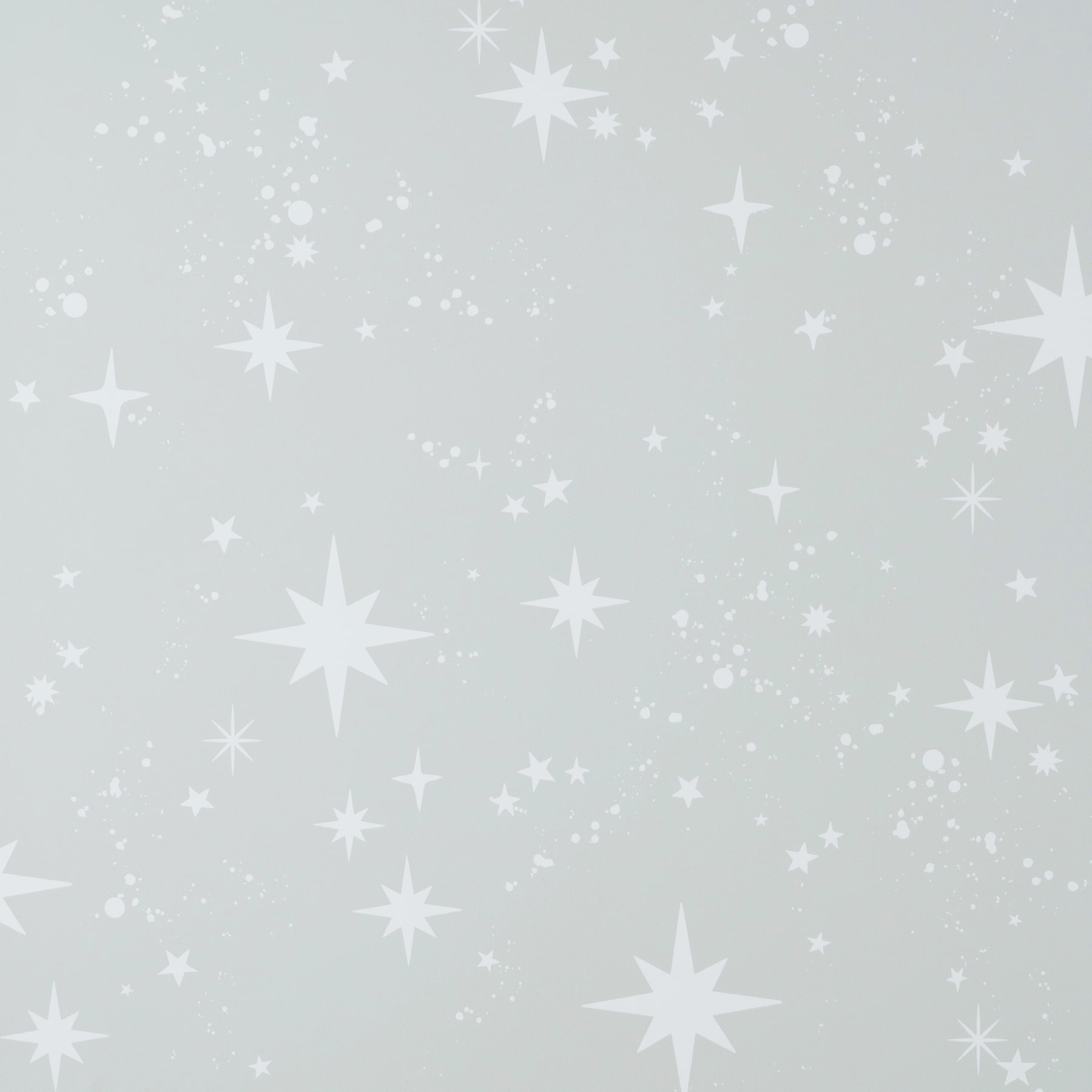InHome Grey Scattered Stars Peel & Stick Wallpaper - Walmart.com