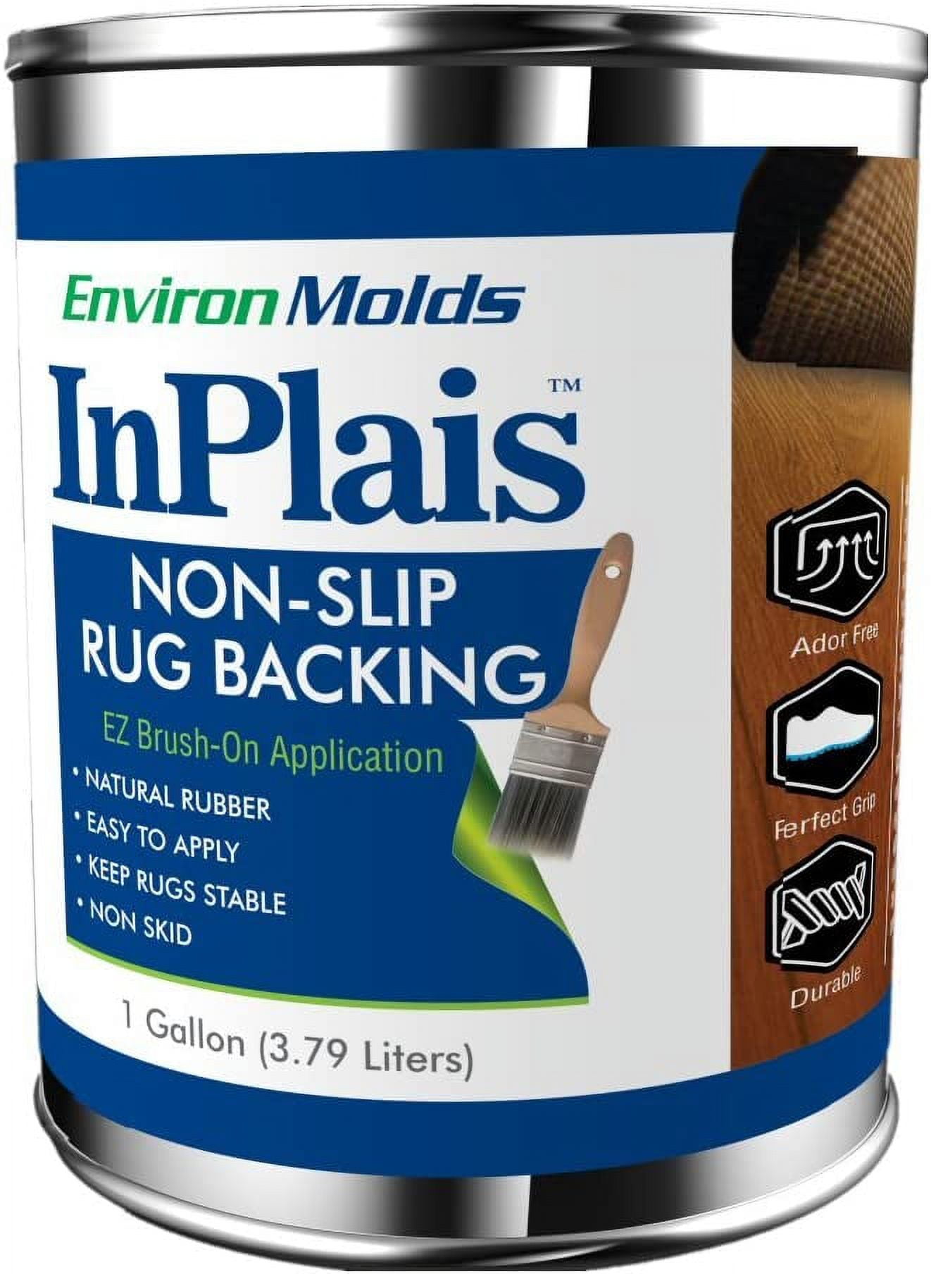 InPlais Non-Slip Area Rug Backing 1-Gallon (3.7854 Liters) Fabric ...