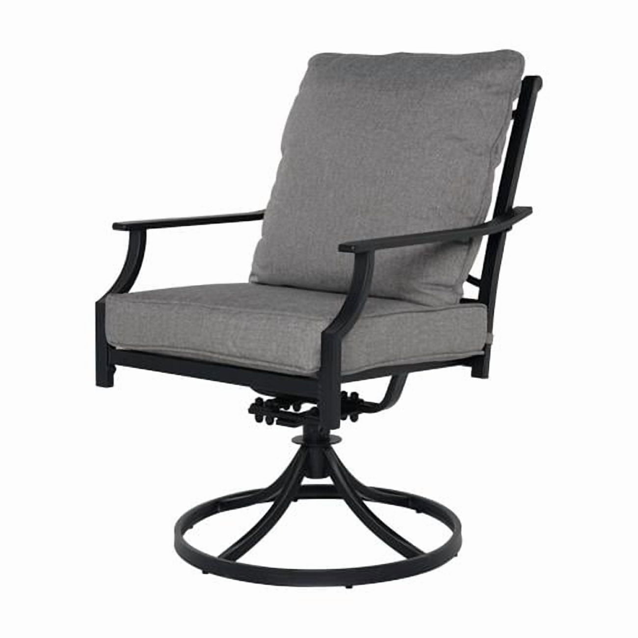 InQrands NBT-3-DG Outdoor Swivel Dining Set for 2, Outdoor Furniture Set with Cushions - Walmart.com