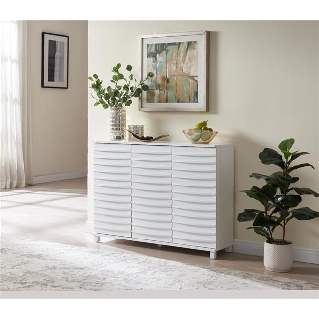 InRoom Furniture C1256 42 x 12 x 31 in. Console Table, White - Walmart.com