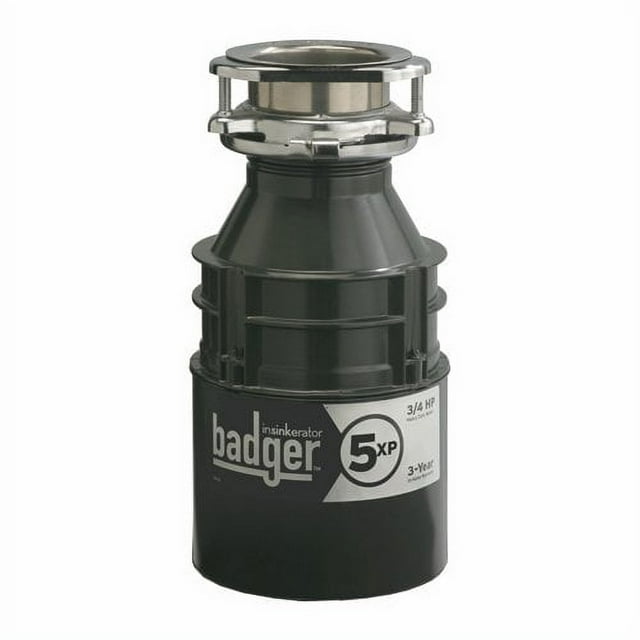 InSinkErator BADGER5XP Badger 5XP Garbage Disposal, Heavy-Duty, Dura ...