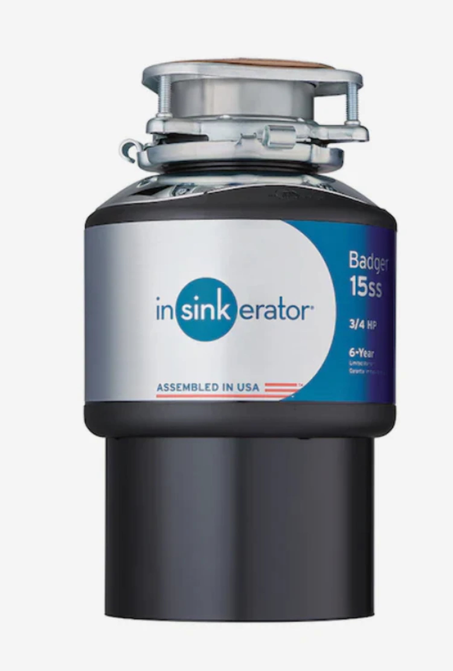 Badger InSinkErator 3/4-HP Kitchen Garbage Disposal - Walmart.com