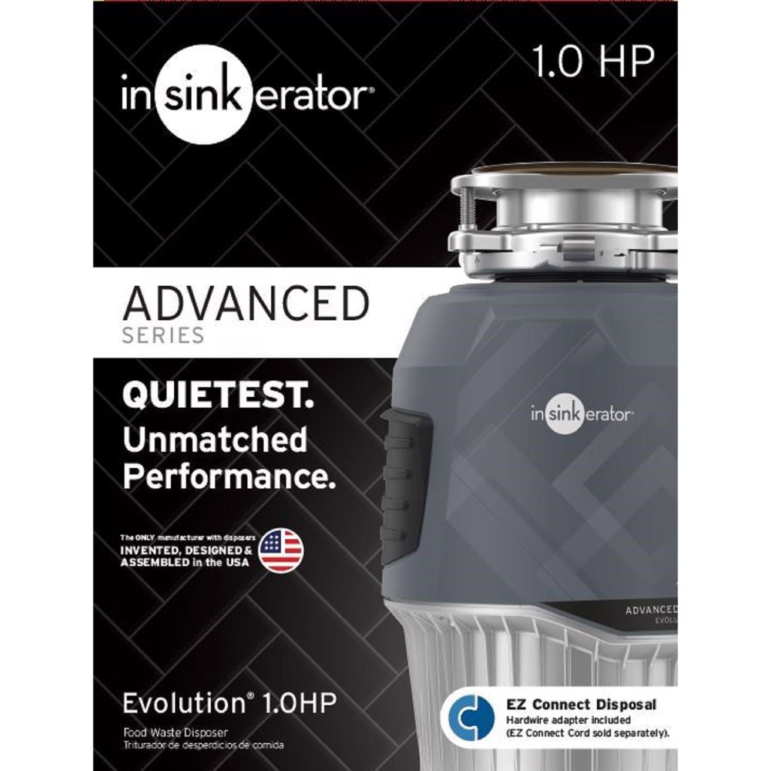 InSinkErator Evolution 1 HP Continuous Feed Garbage Disposal - Walmart.com