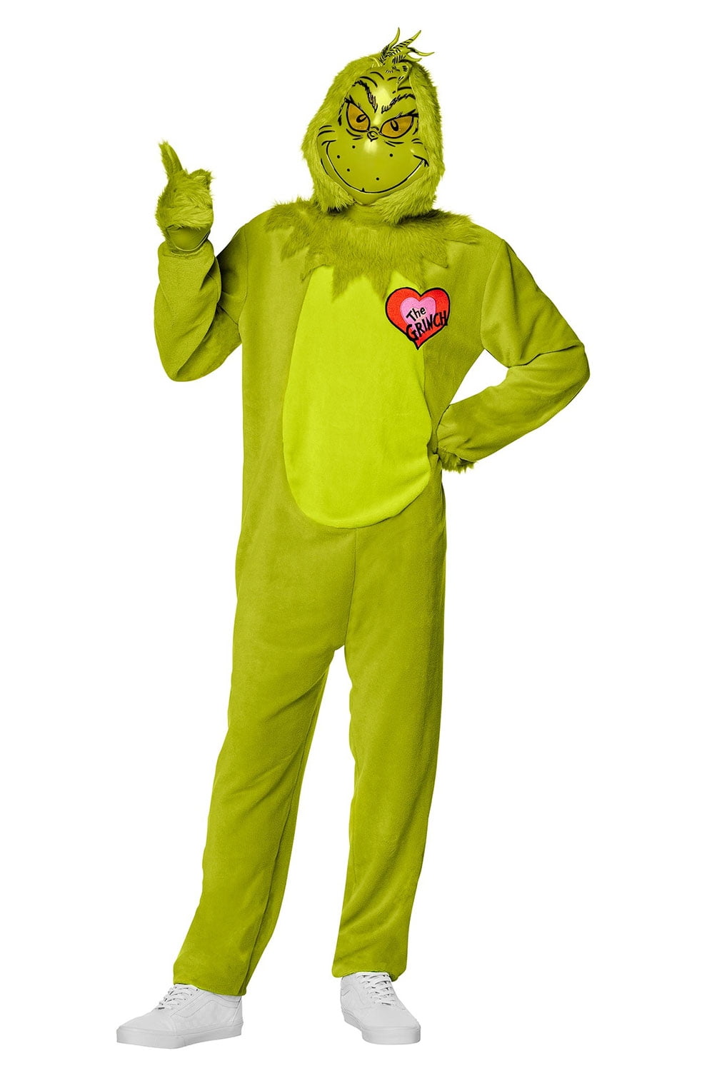 InSpirit Designs, LLC Dr. Seuss Grinch Deluxe Adult Costume Jumpsuit ...