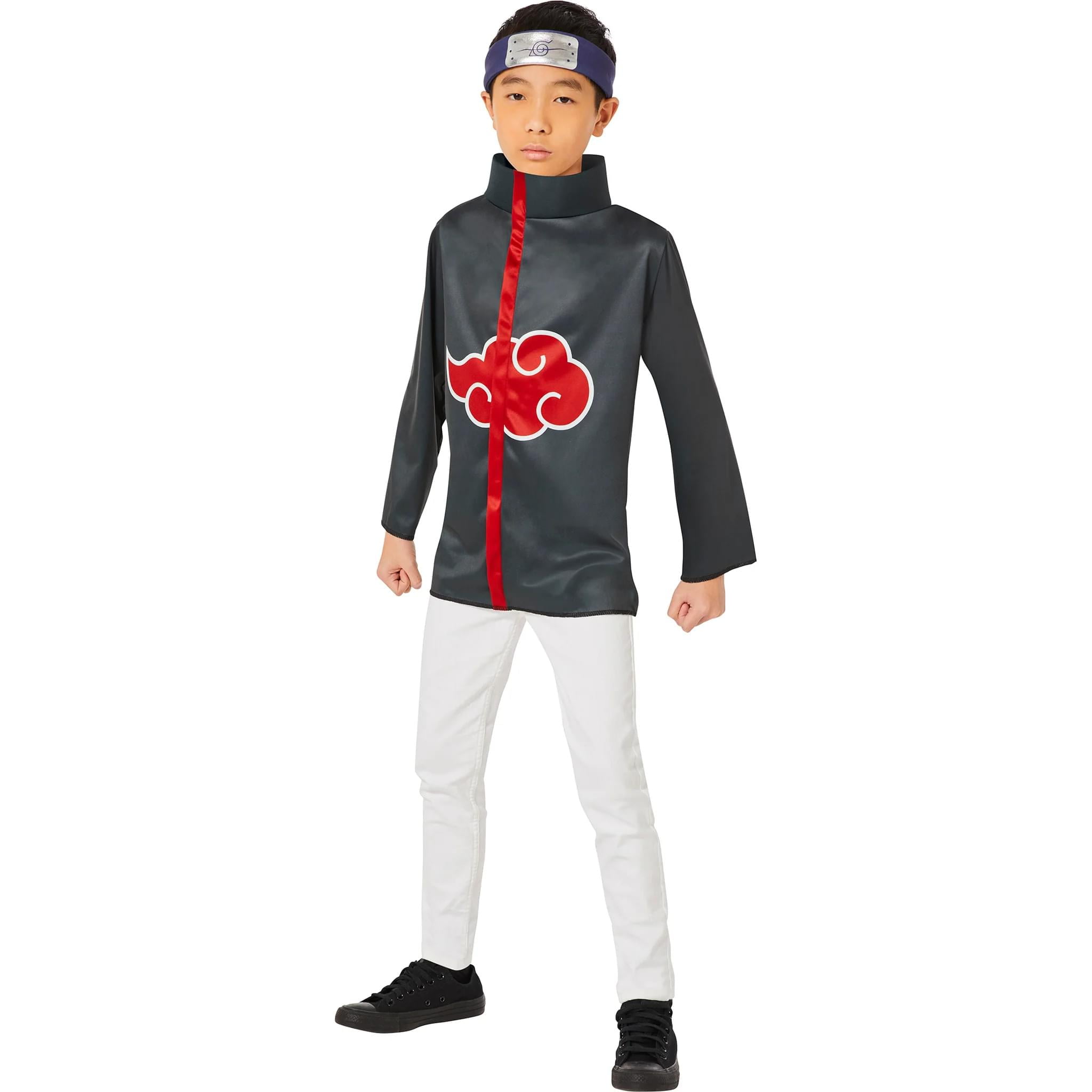 InSpirit Designs, LLC Naruto Akatsuki Costume Kit Child | Medium Unisex ...