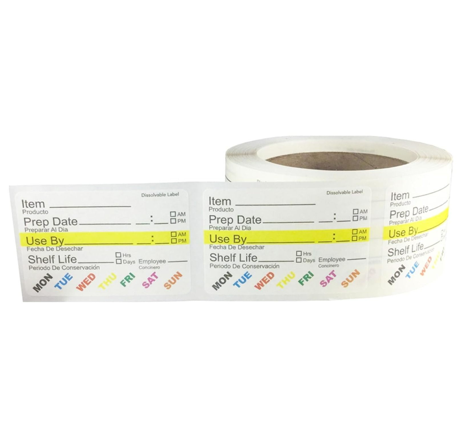 InStockLabels Dissolvable Food Labels - 2” x 3” (2500 Labels ...