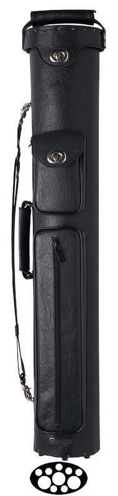 InStroke Premier Black 3Bx7S Pool Cue Stick Case w/ Shoulder Strap ...